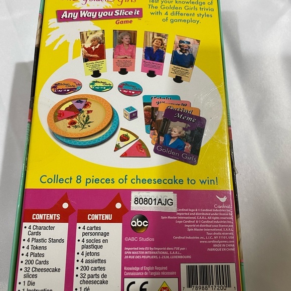 Golden Girls | Games | New The Golden Girls Game Any Way You Slice It ...